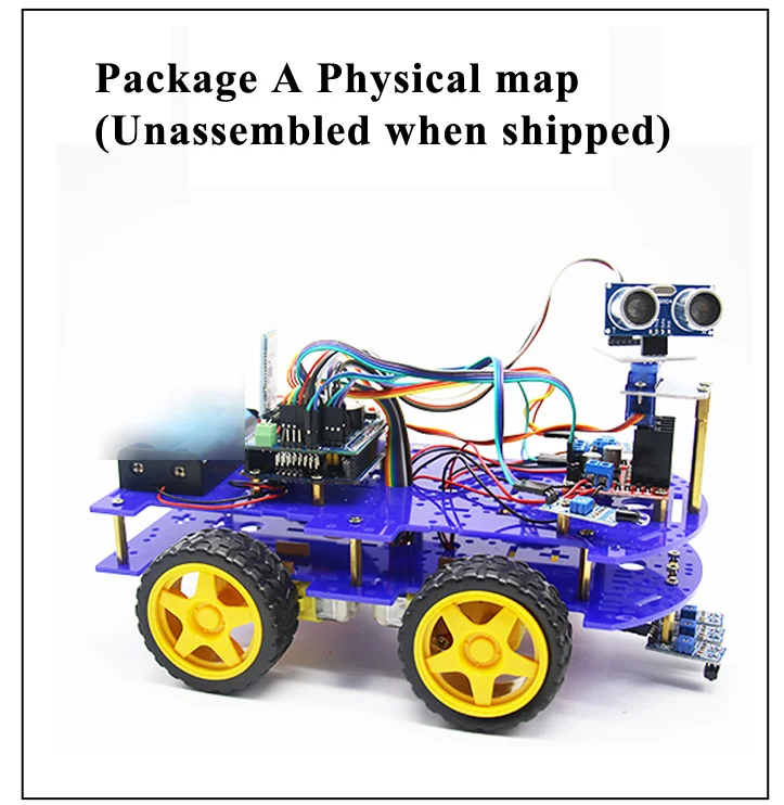 Stm32 Smart Car Wifi Video Remote Control Obstacle Avoidance Tracking