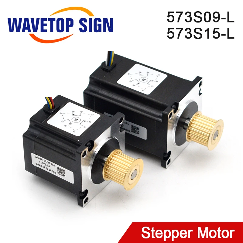 Leadshine Nema23 3phase Stepper Motor 573s09-l And 573s15-l Shaft Dia.8mm For Co2 Laser Cutting ...