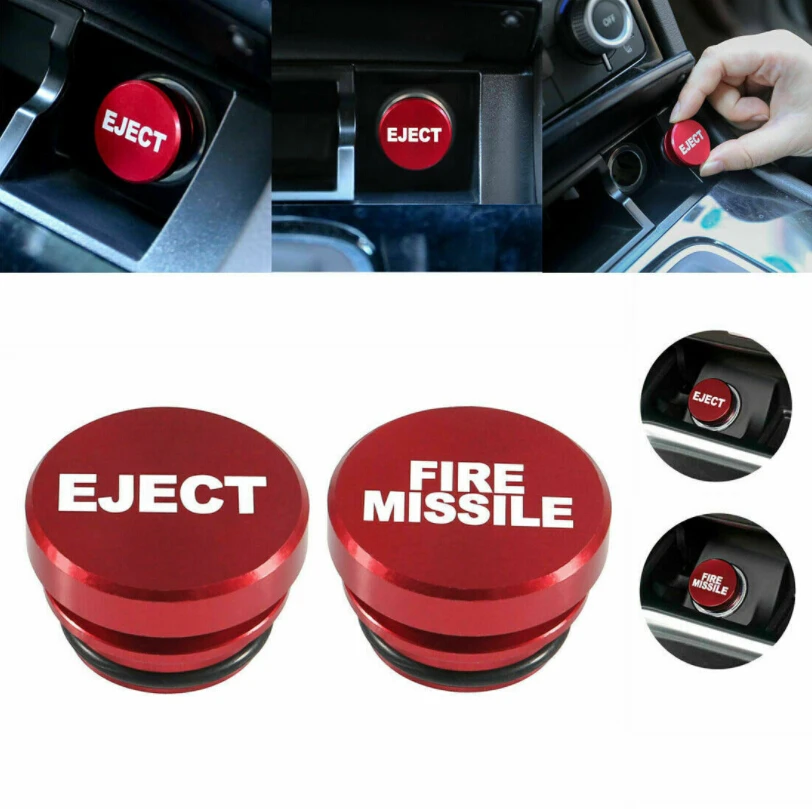 Fire Missile Eject Button Car Cigarette Lighter Cover For Vw Polo Cc ...