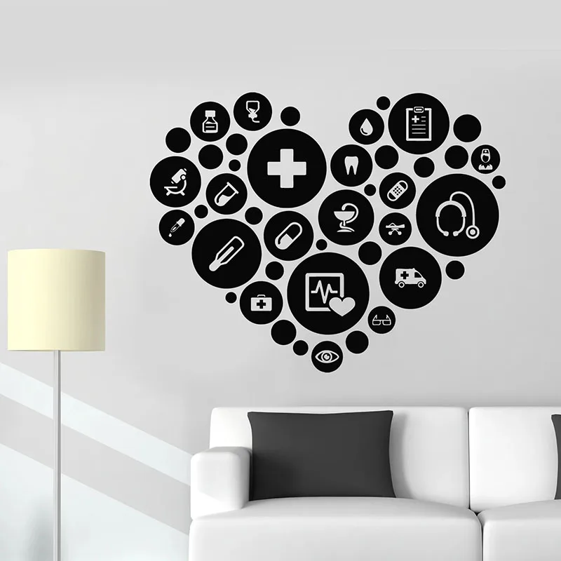 Creative-Wall-Decal-Medical-Office-Health-Clinic-Hospital-Pharmacy ...