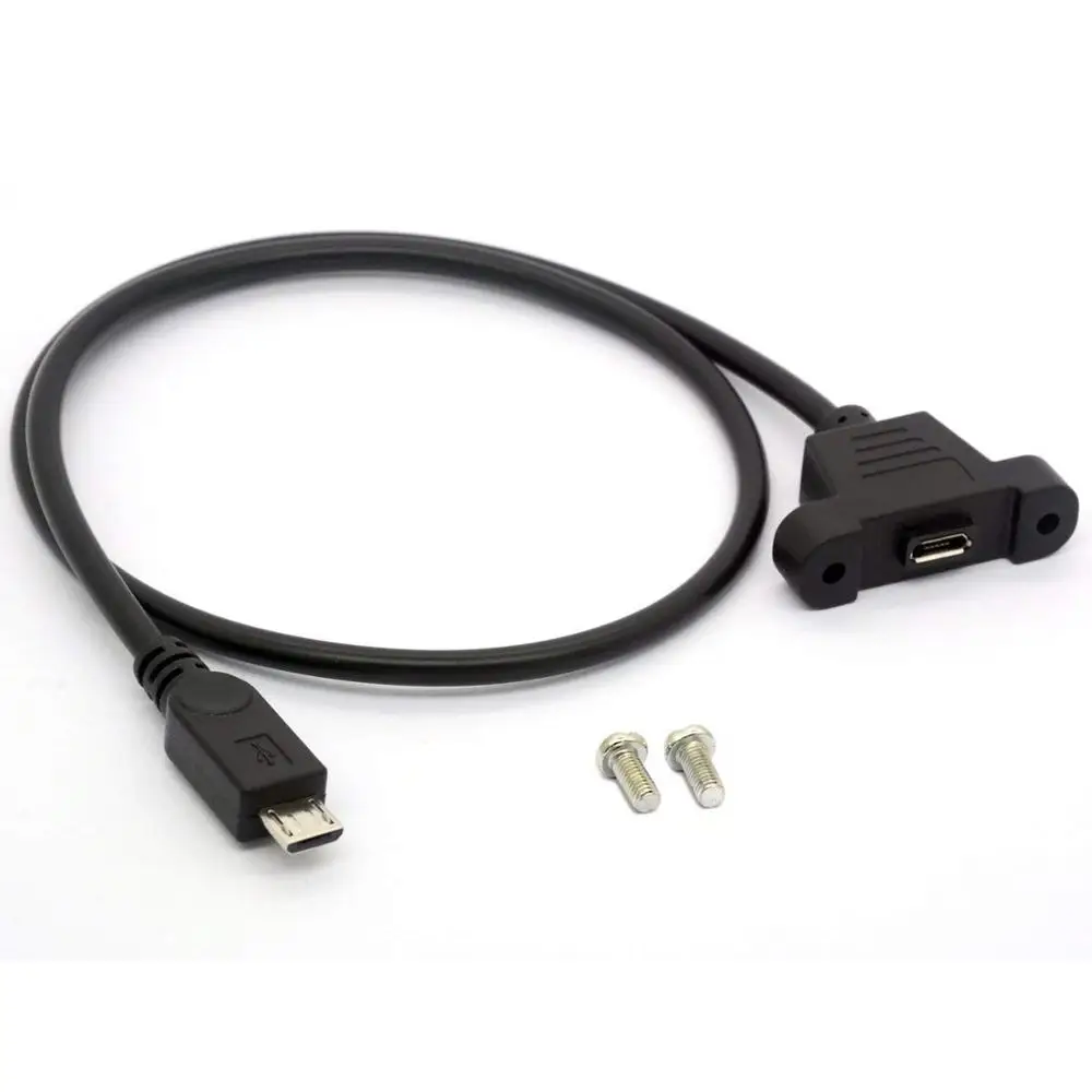 Puerto micro usb macho a hembra, Conector de bloqueo, cable de ...