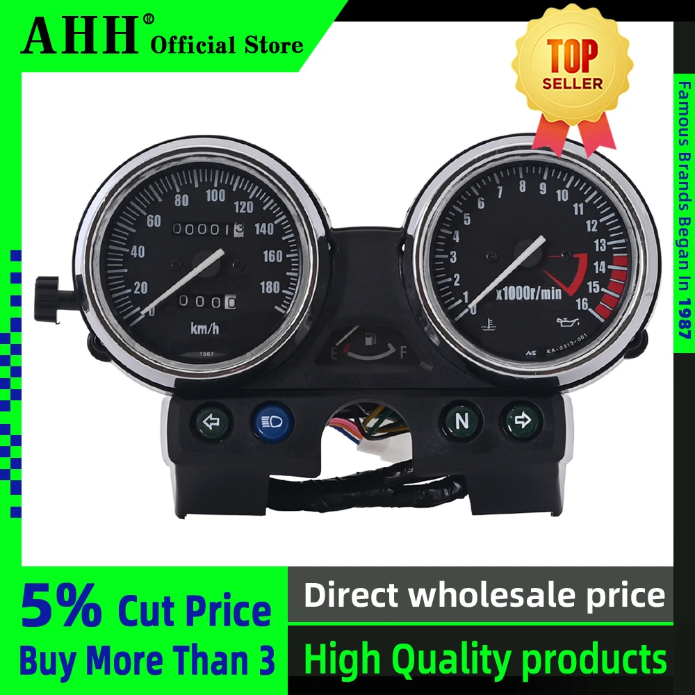 AHH Motorcycles Speedometer Gauge Tachometer Odometer For Kawasaki ZRX ...