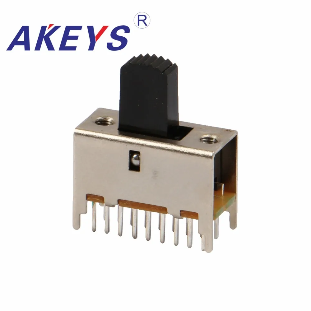 10pcs Ss-62d02 6p2t Six Pole Double Throw 2 Position Slide Switch 18 ...