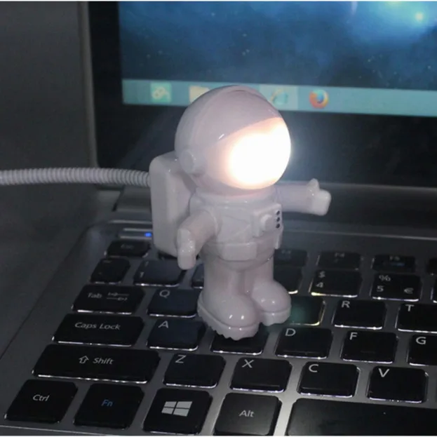 Funny Astronaut USB Gadget Spaceman USB LED Light Adjustable Night ...