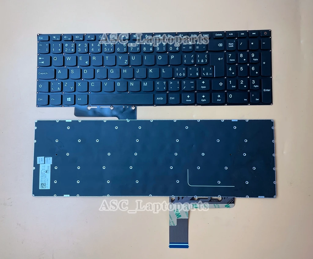 Novo teclado eslovaco checo para lenovo ideapad 110 15acl 110 touch ...