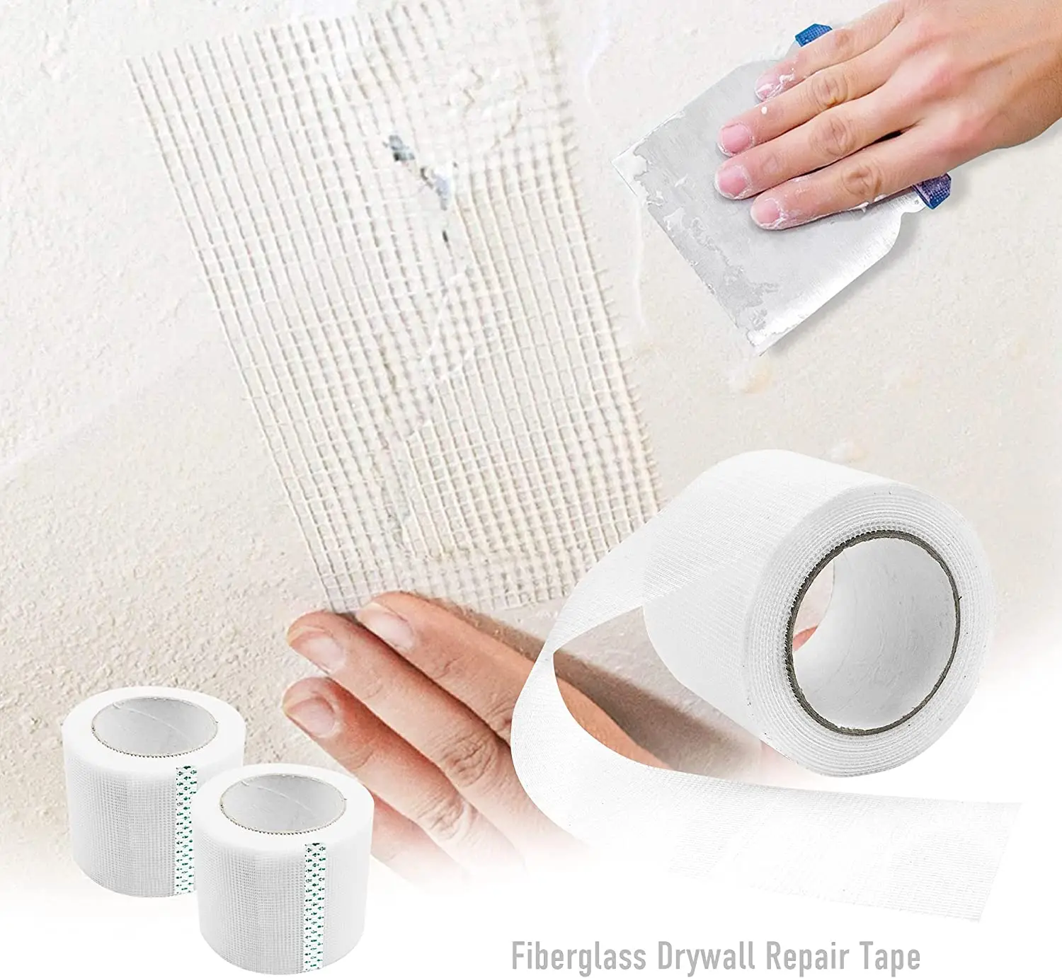 Self-Adhesive-Drywall-Repair-Fabric-Fiberglass-Adhesive-Tape-for-Wall ...