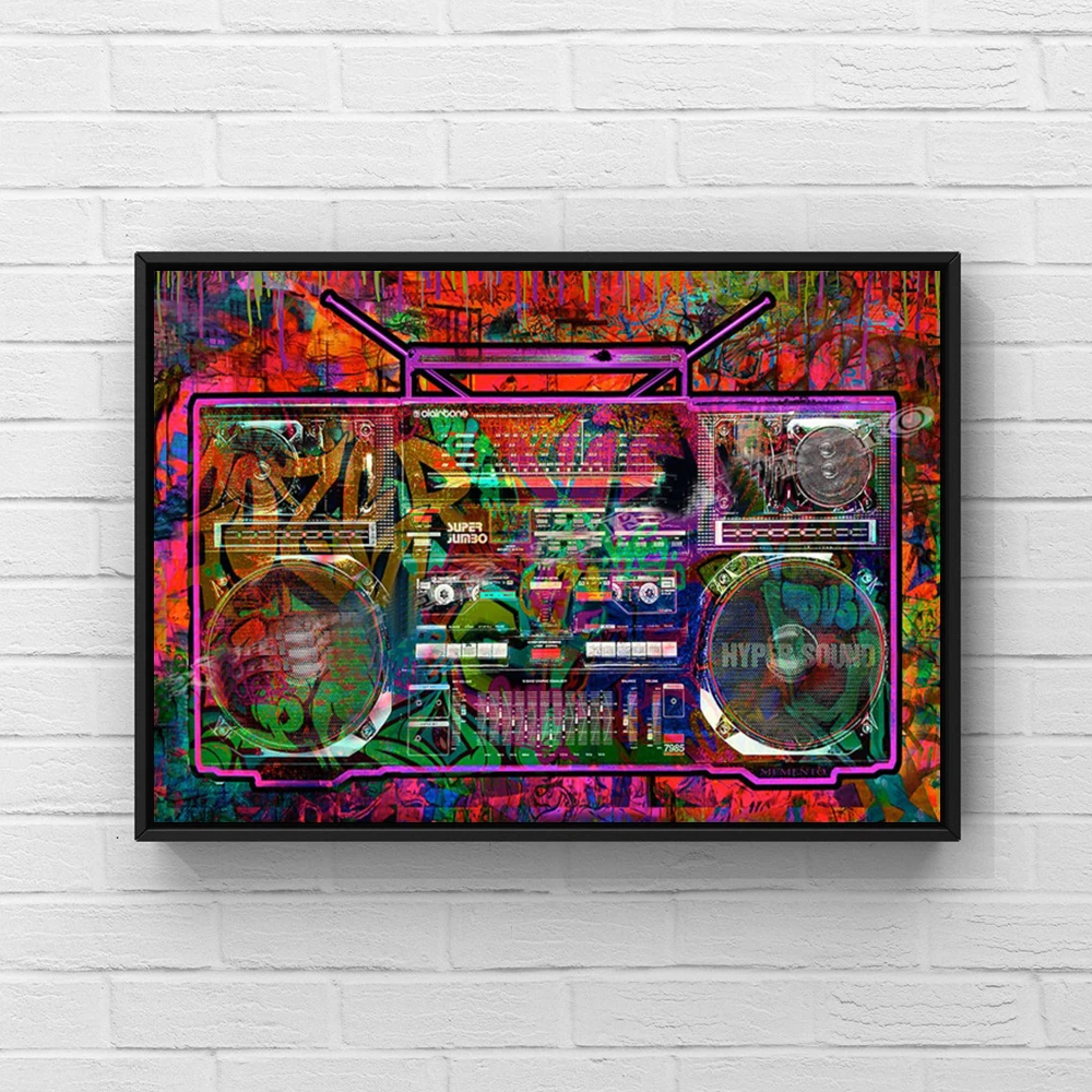 Graffiti Boombox Art
