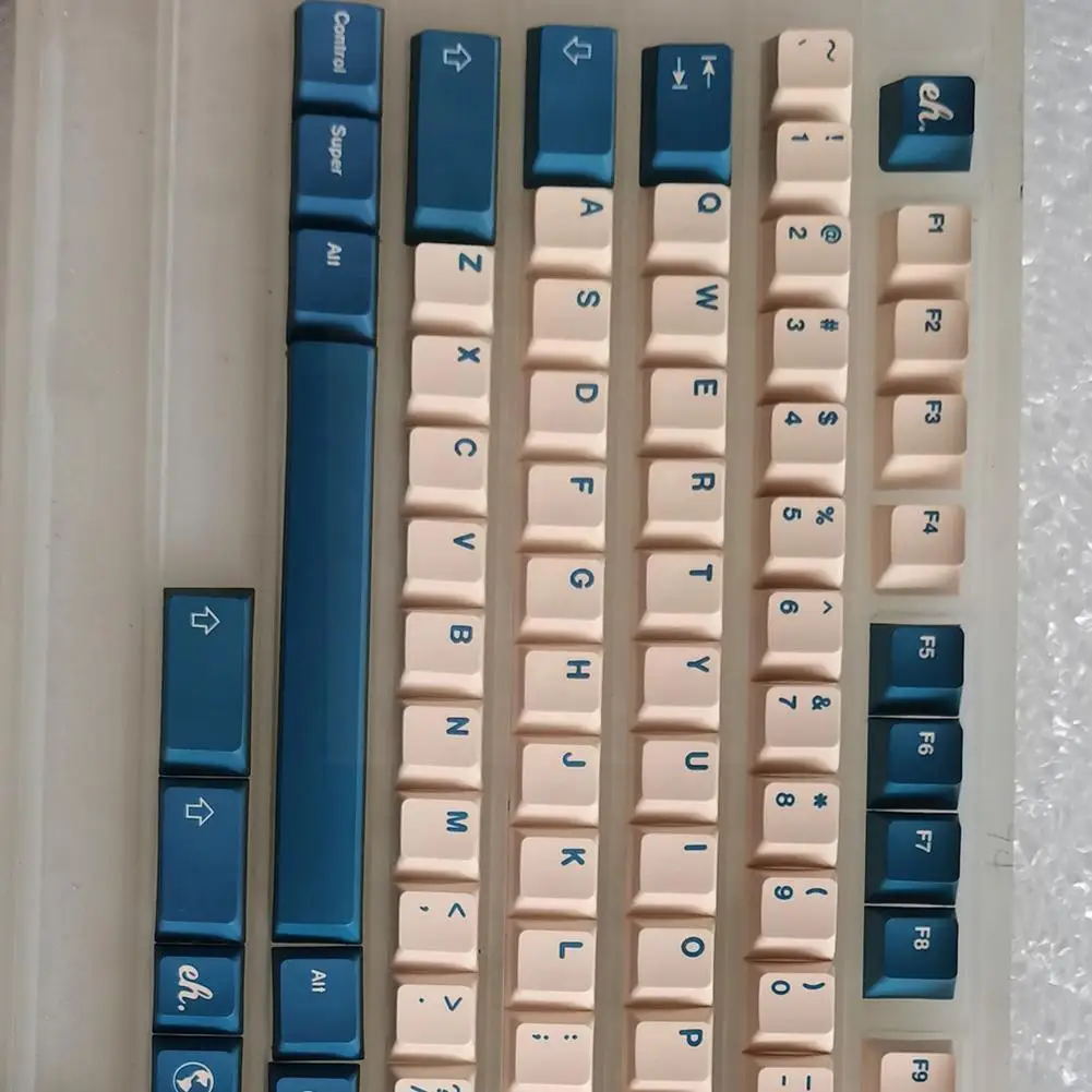 125 Keys Gmk Earth Tones Keycaps Pbt Dye Sublimation Spacebar 6.0u 6.5u ...