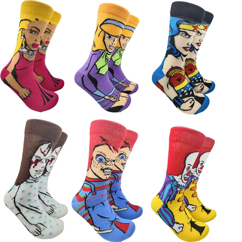 Autumn-And-Winter-Cartoon-Basketball-Socks-Men-Women-Anime-Street ...