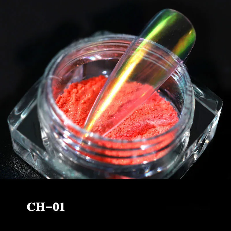Laser bright nail powder Aurora Pink Web Celebrity Nail Illusion ...