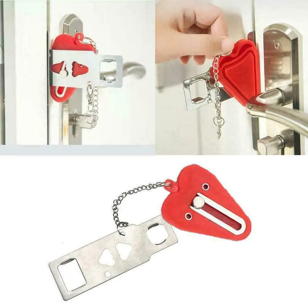 Portable-Door-Lock-Hotels-Apartments-Dormitories-Bathrooms-Bedrooms ...