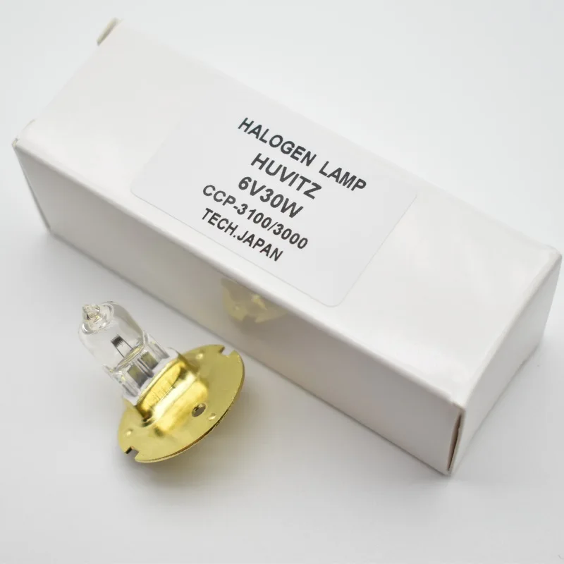 JC 6V-30W G4 6V 30W Ophthamic Quartz Halogen Light Bulb HUVITZ CCP-3100 ...