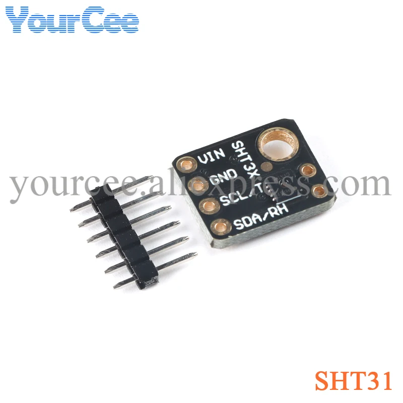 SHT31 Temperature SHT31 D Humidity Sensor Module Microcontroller IIC I2C Breakout Weather 3V 5V ...
