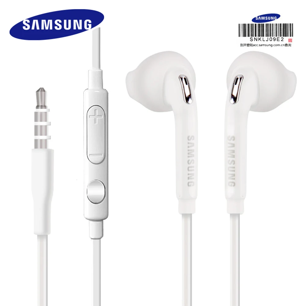 Original SAMSUNG Earphone EG920 Wired with Black Storage Box 3.5mm plug ...