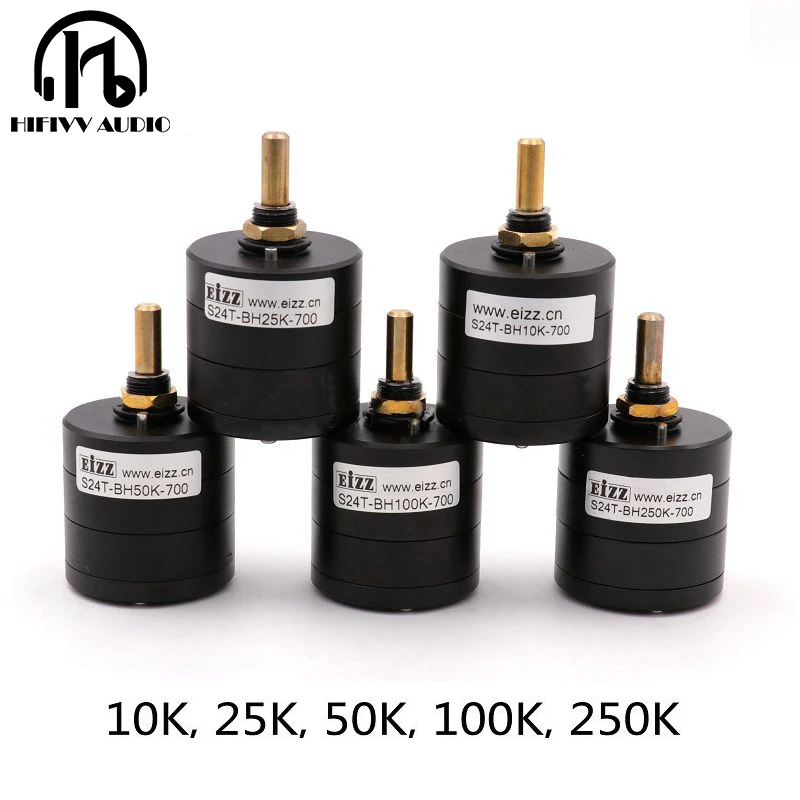HI-END EIZZ Potentiometer Switch Stereo Sound 24steps Audio Amplifiers ...