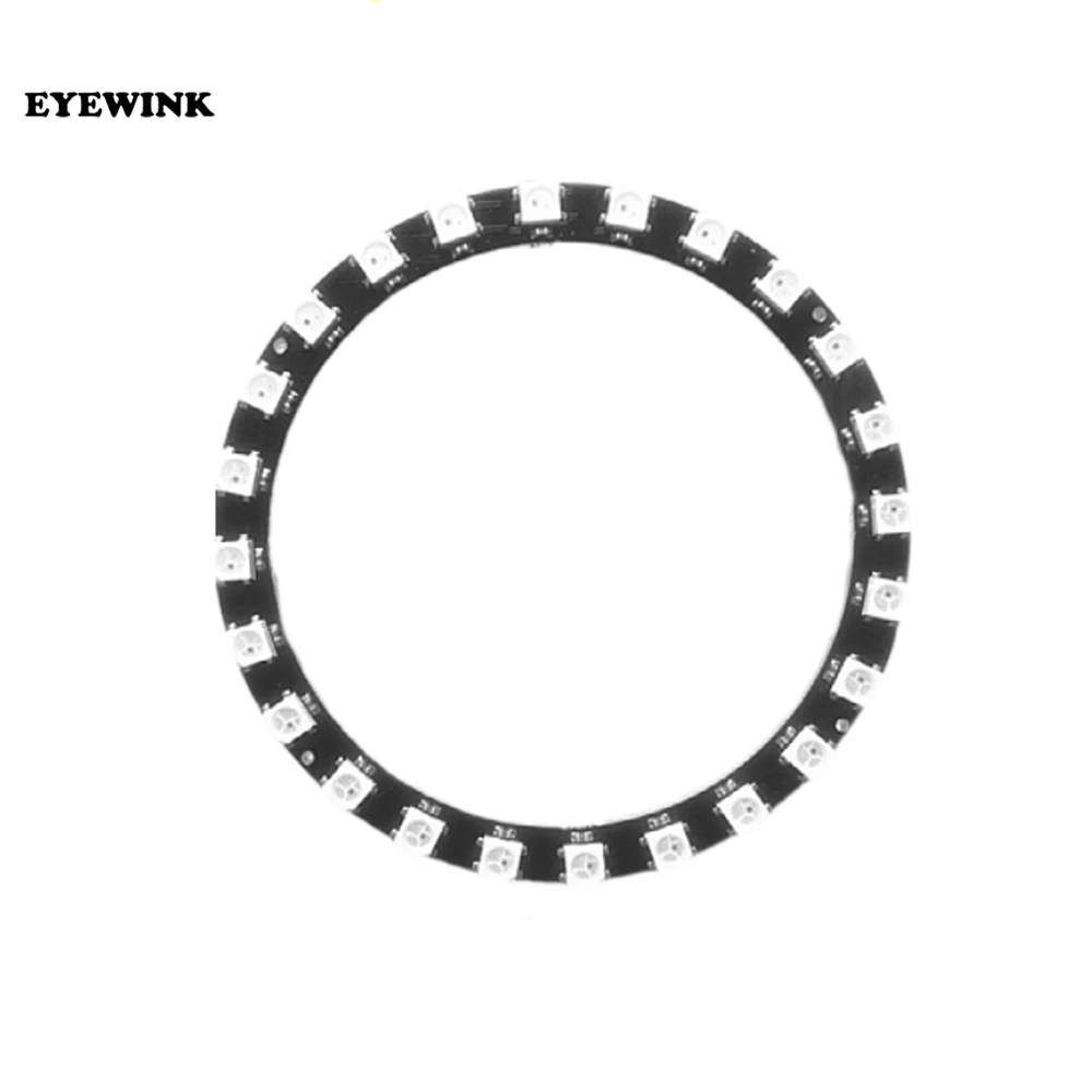 RGB LED Ring 24 Bits LEDs WS2812 5050 RGB LED Ring Lamp Light with ...