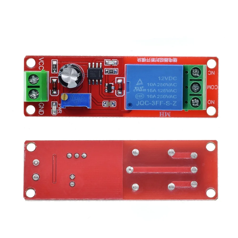 1 PCS NE555 Timer Schalter Einstellbar Modul Zeit verzögerung relais ...
