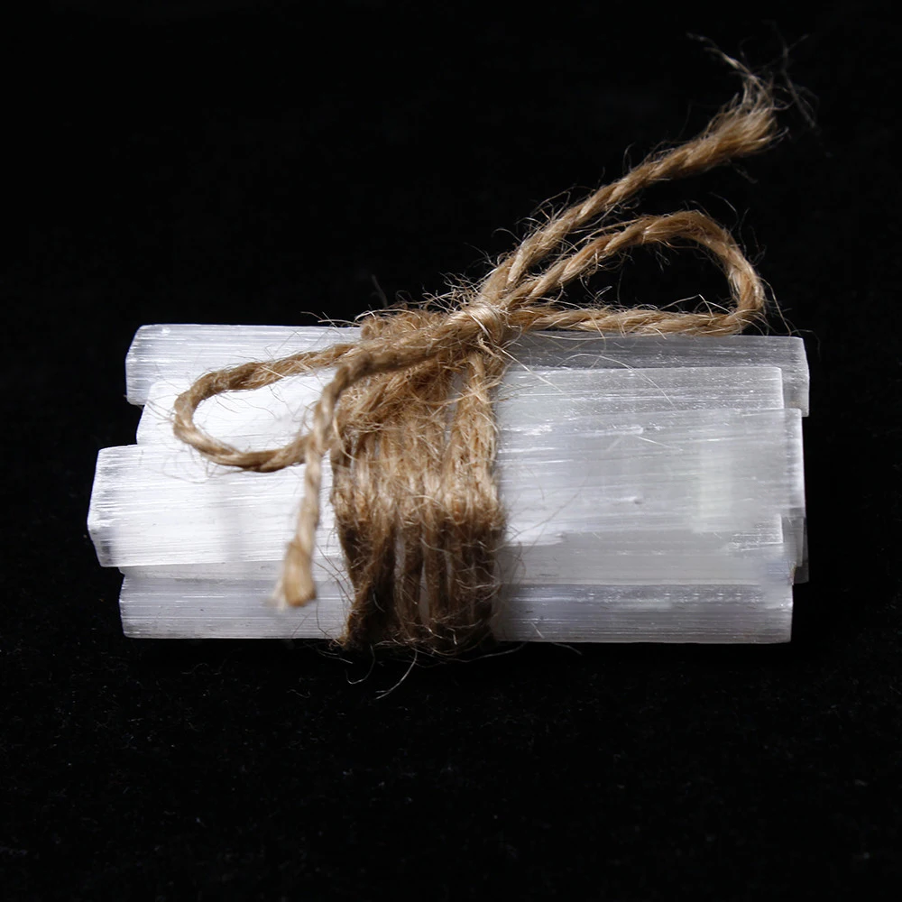 PIERRE VENDUE SEULE,10pcs-5-6cm--Cristaux de sélénite naturelle, 10 ...