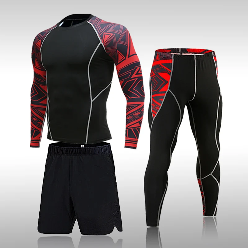 Men-s-Sports-Suit-MMA-Running-Quick-Drying-Sportswear-Compression-Suit ...