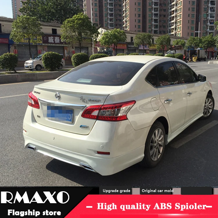For Nissan Sentra Spoiler 2012-2016 High Quality Abs Material Car Rear ...