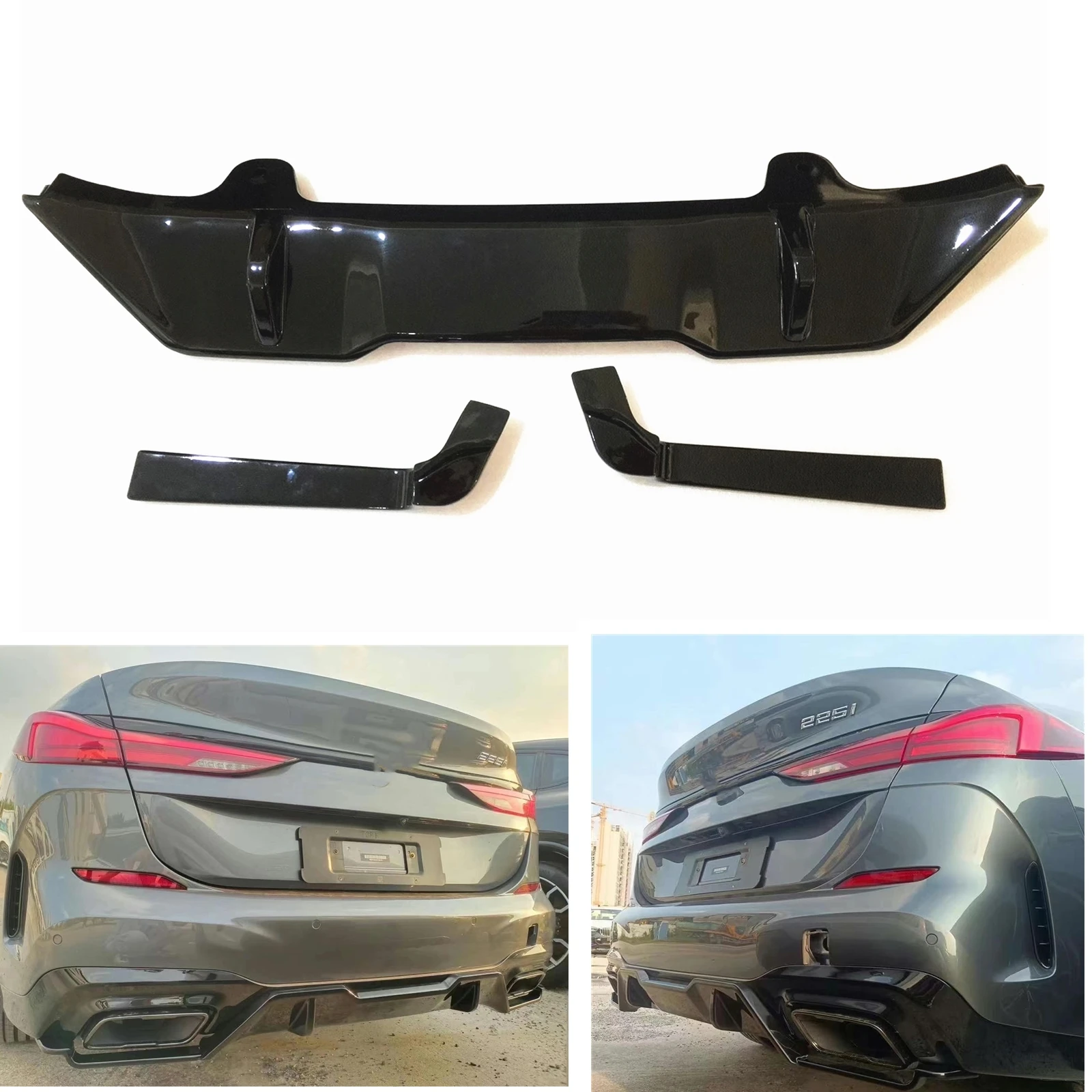 Rear-Bumper-Diffuser-Lip-For-BMW-2-Series-F44-228i-M235i-2020-2021-2022 ...