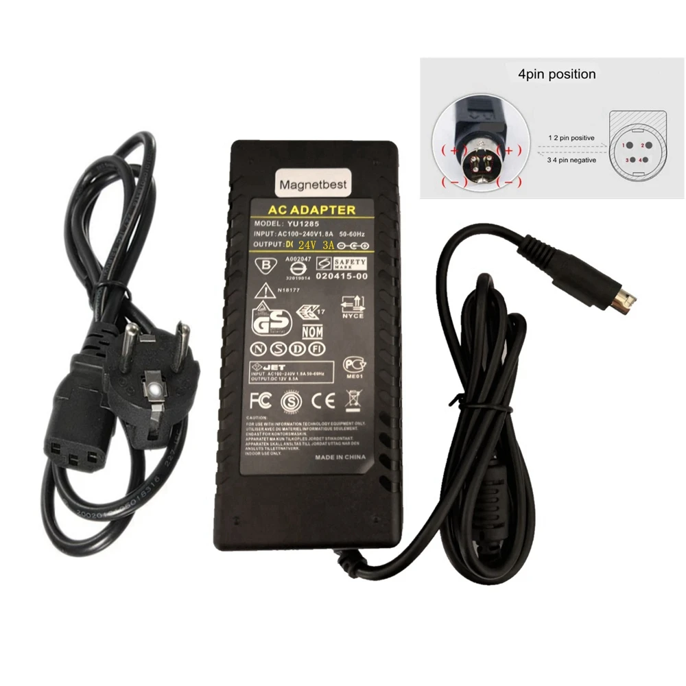 24V-3A-4Pin-AC-Adapter-For-Canon-MG1-4558-5039-4892-PA-14U-PA-14E ...