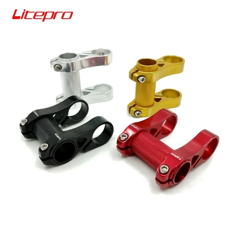 LITEPRO-Bike-Bicycle-25-4mm-Double-Stem-Folding-Bike-Adjustment ...
