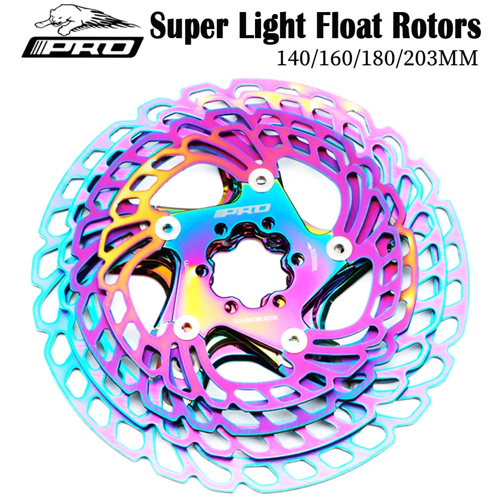 1 pc Colorful Disc Brake Rotor 140mm 160mm 180mm 203mm MTB Brake Rotors ...