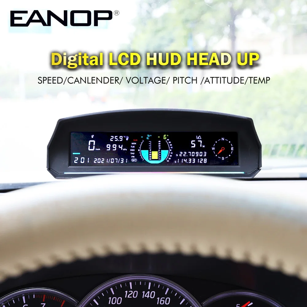 Eanop Gh500 Digital Gps Hud Head-up Display Car Speed Monitor For ...