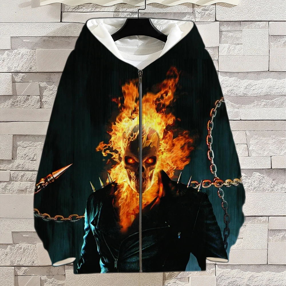 Ghost Rider Zip Up