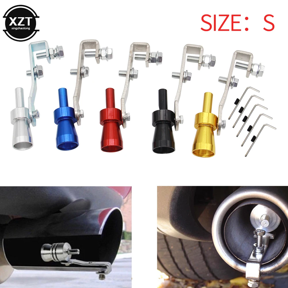Motorbike Car Exhaust Fake Turbo Whistle Pipe Sound Muffler Blow Off ...