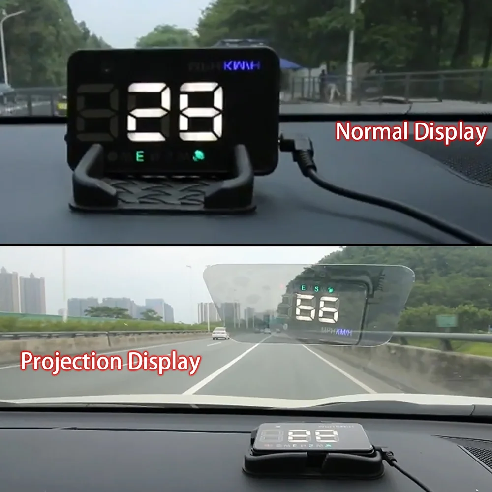 OHANEE A5 HUD satellite Newest GPS speedometer car hud head up display ...