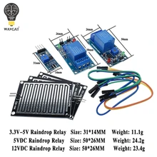 Snow Raindrops Detection Sensor Module Rain Weather Module Humidity For Arduino Relay Control ...