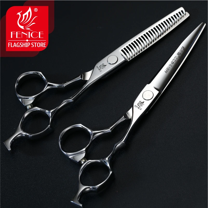 Fenice vg10 6 inch Professional Hair Scissors Set Barber Scissors ...