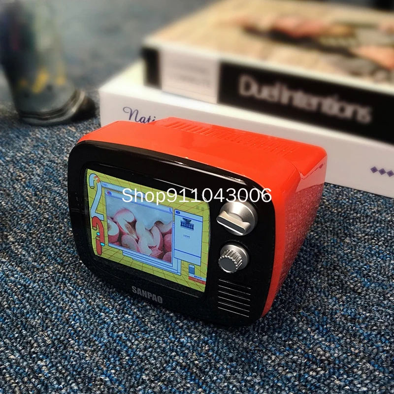 Mini-TV-inteligente-Retro-de-3-5-pulgadas-con-Control-remoto-e-Internet ...