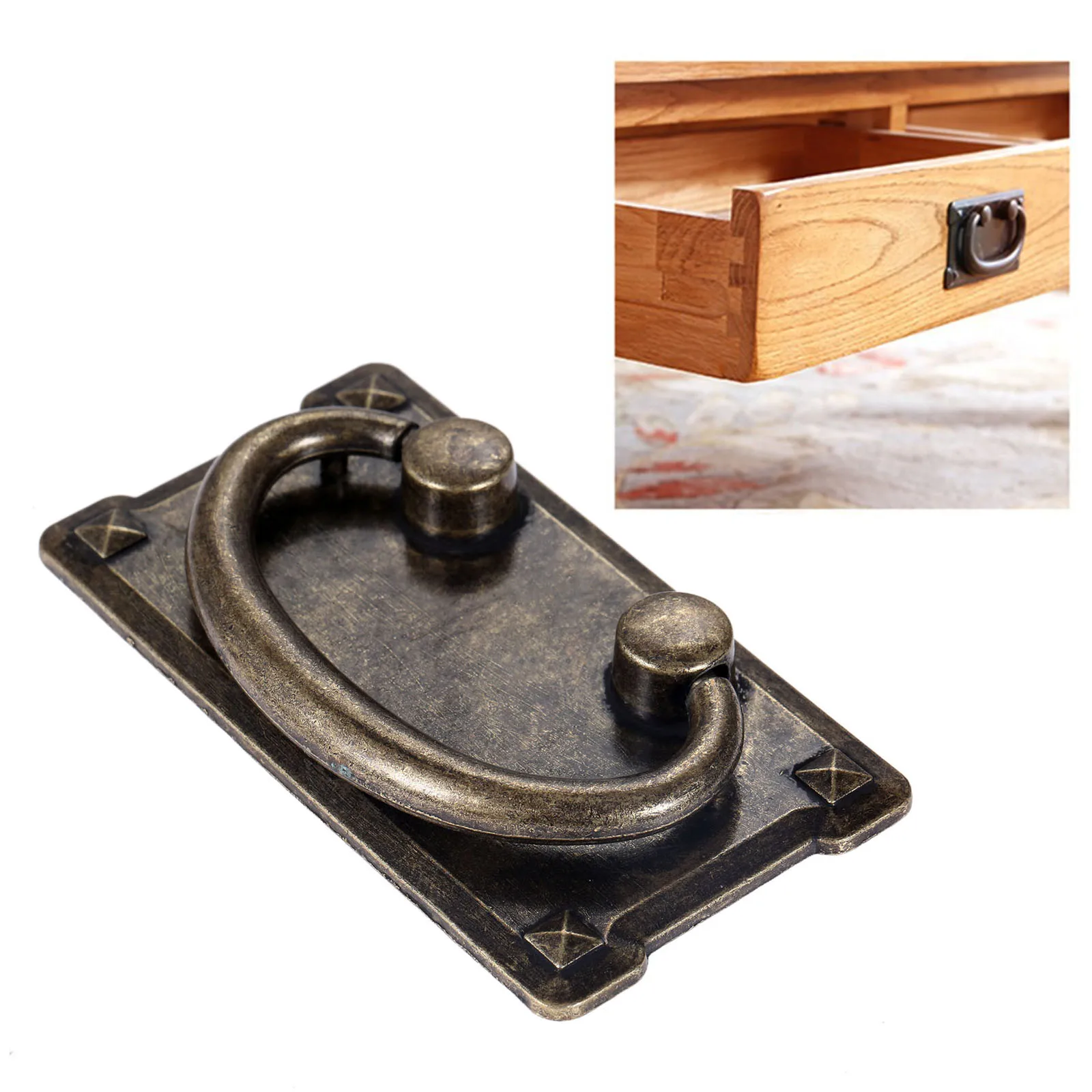 1pc-Retro-Alloy-Panel-Handle-Kitchen-Drawer-Cabinet-Door-Ring-Pull-w ...