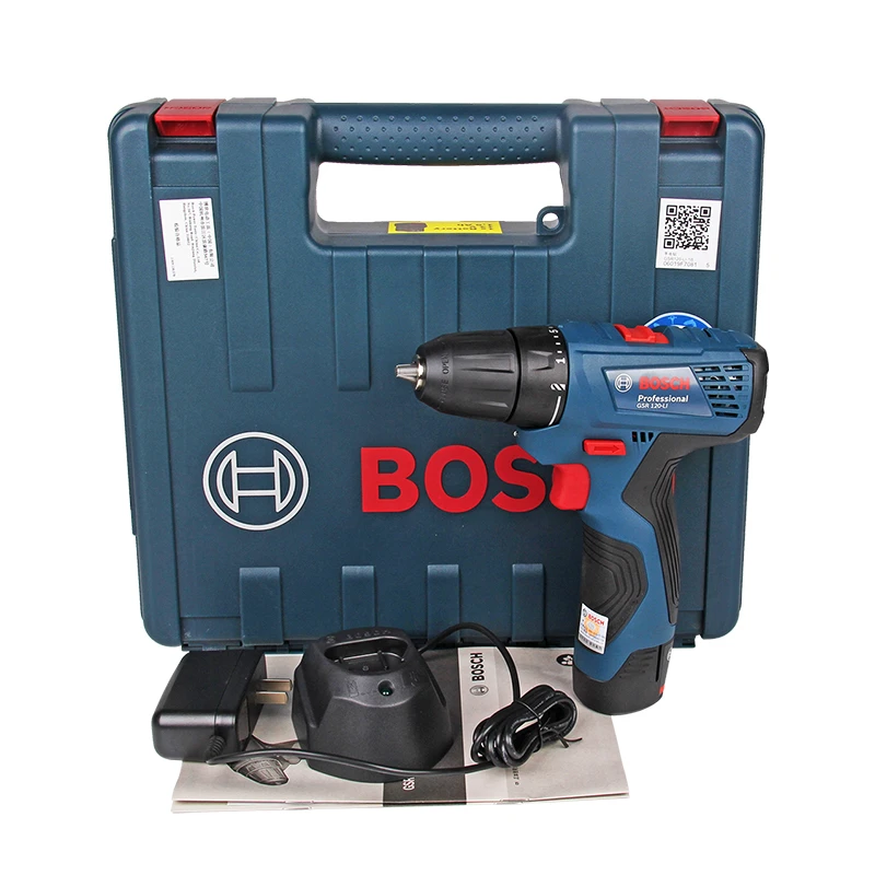 Bosch (one Battery)lithium Electric Drill 12v Household Multifunctional ...