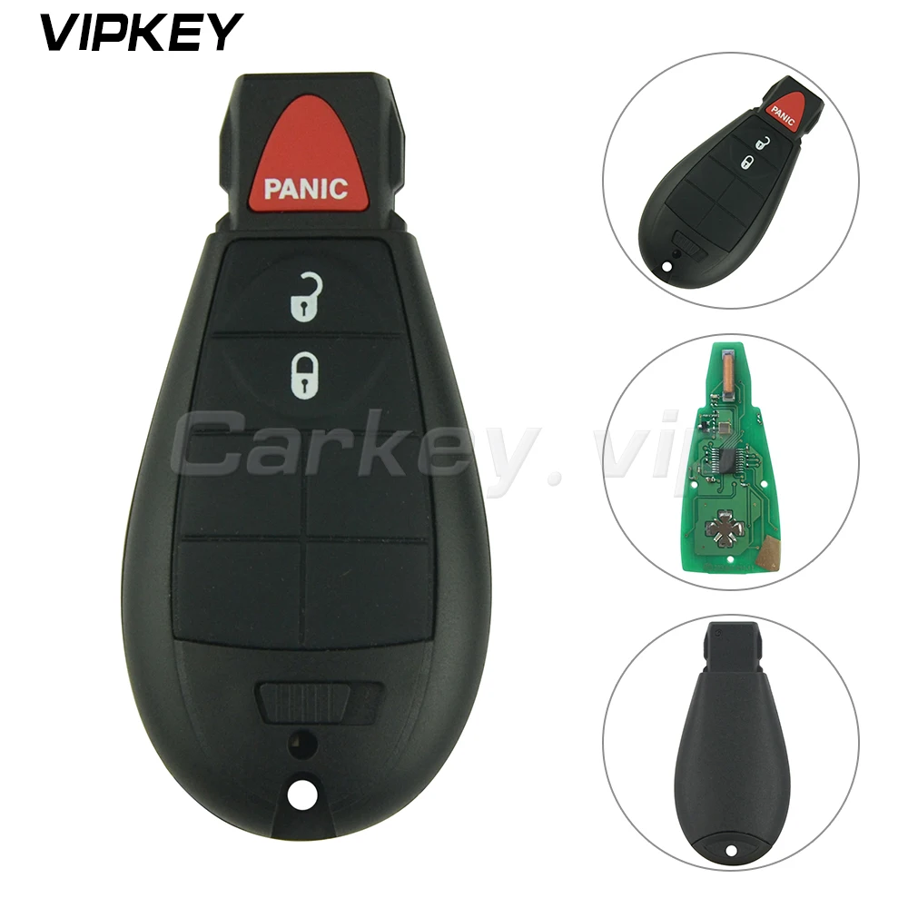 Remotekey Car Remote Control Key IYZ-C01C Fob Fobik 433Mhz For Dodge ...
