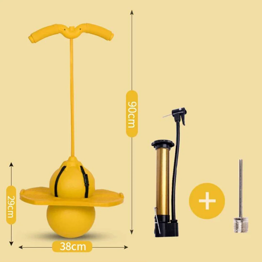 Other Outdoors - Pogo Bouncing Ball with Handle and Ball Pumps Jump Toy ...