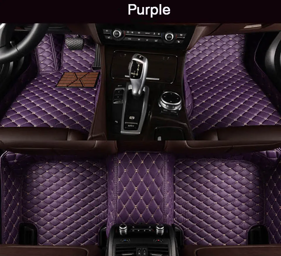 Top Quality! Faux Leather Full Surround Custom Floor Mats | BMW Models