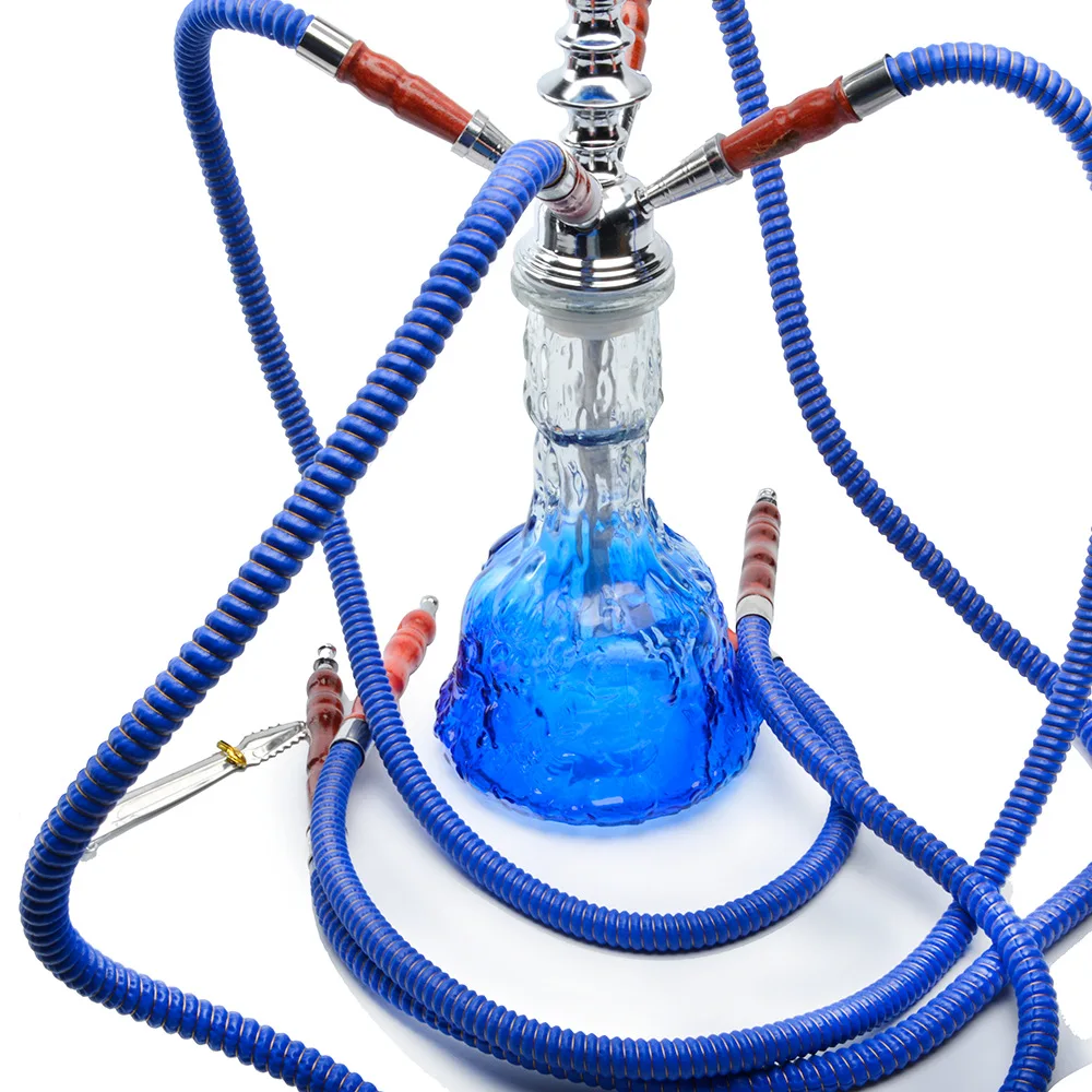 Chicha,Narguilé en verre, 4 tuyaux, Chicha, Chicha, Pipe, accessoires ...