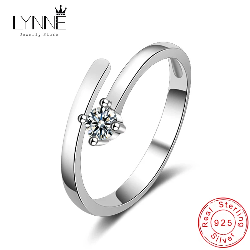 Fashion Hot Sale 925 Sterling Silver Adjustable Sexy Rings Cubic ...