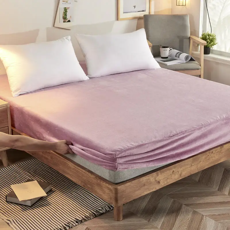 100% Cotton Super Soft Thermal Flannelette Fitted Bed Sheet by ...