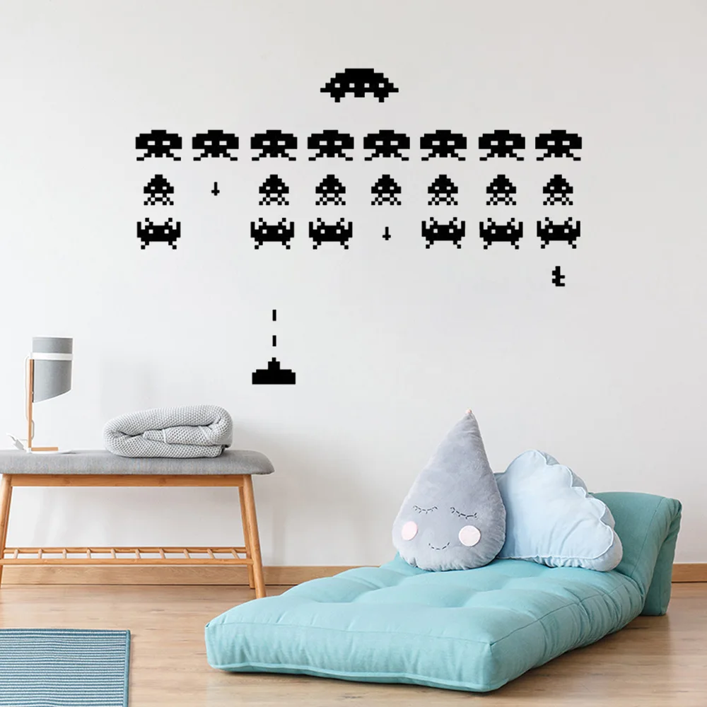 Space Invaders Wall Decals
