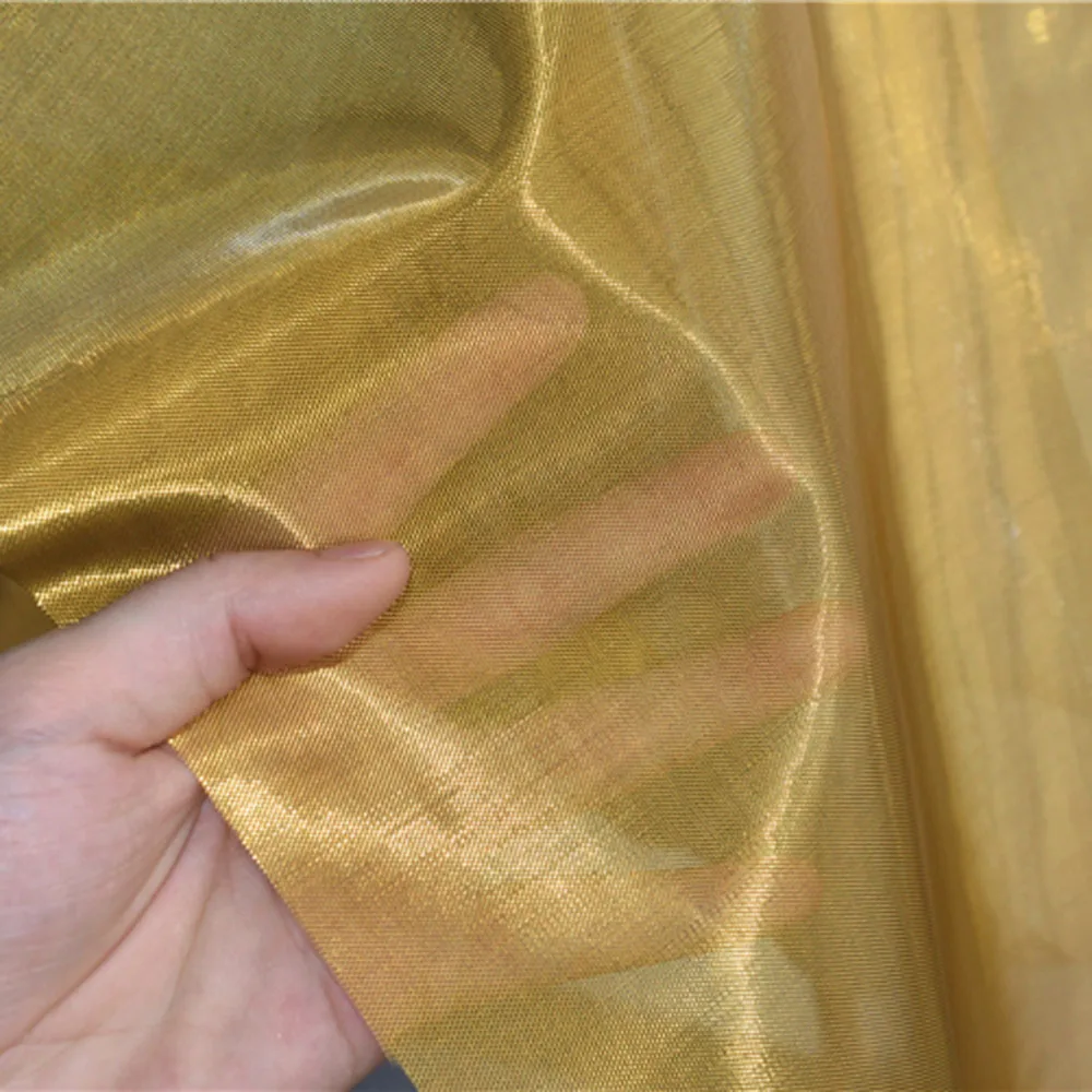 90cm*135cm Fashion Gold Silver Metallic Tulle Fabric French Designer ...
