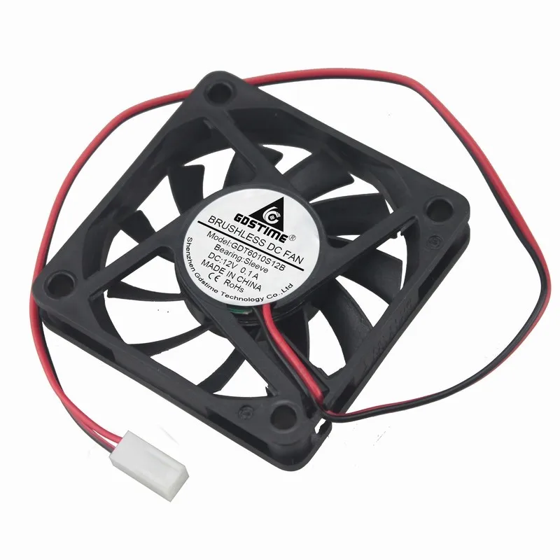 10-PCS-LOT-60mm-60x60x10mm-6CM-DC-12V-2Pin-2510-Connector-Cooling ...