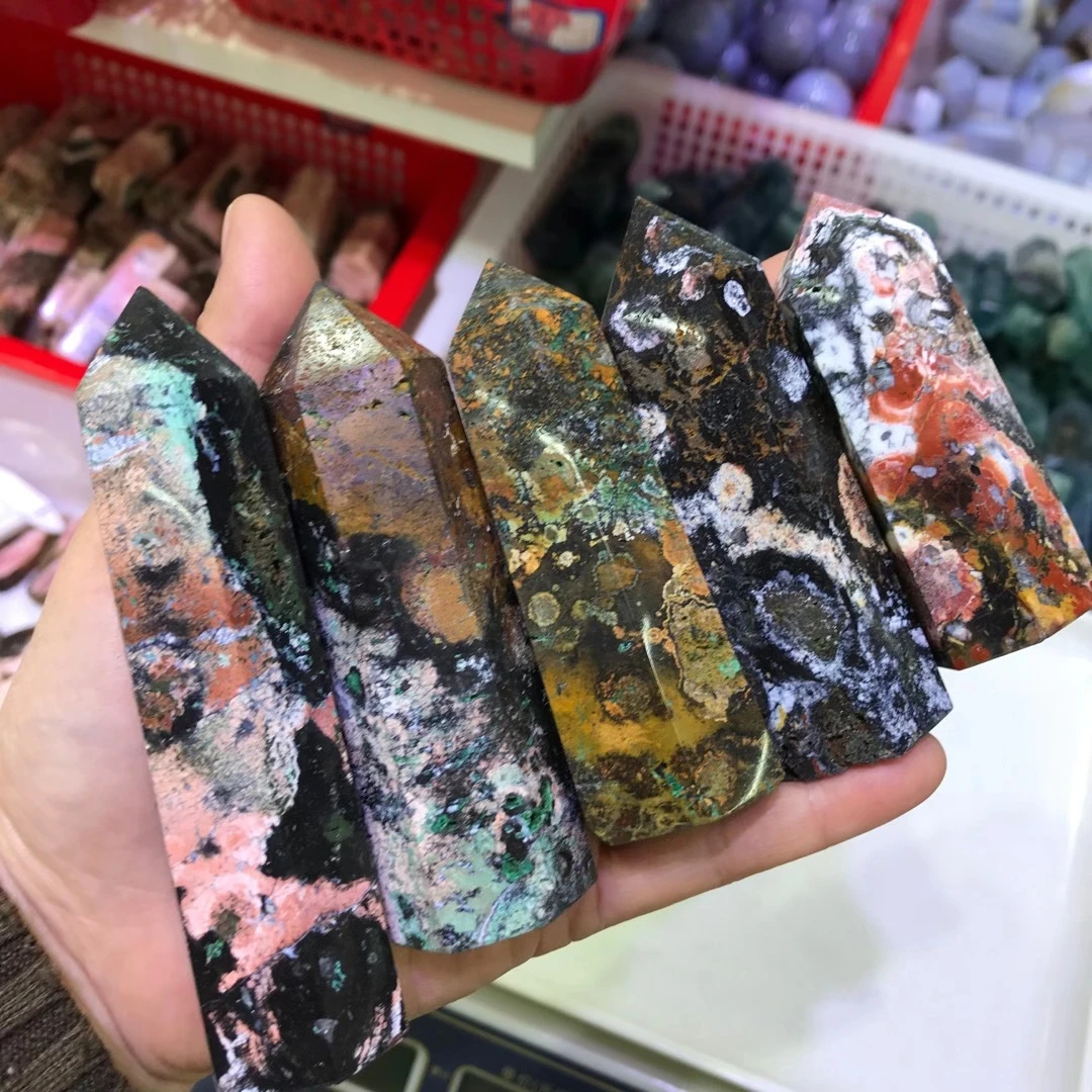 Home & Living Home Décor Rocks and Minerals Mineral Chakra Stones Ocean ...