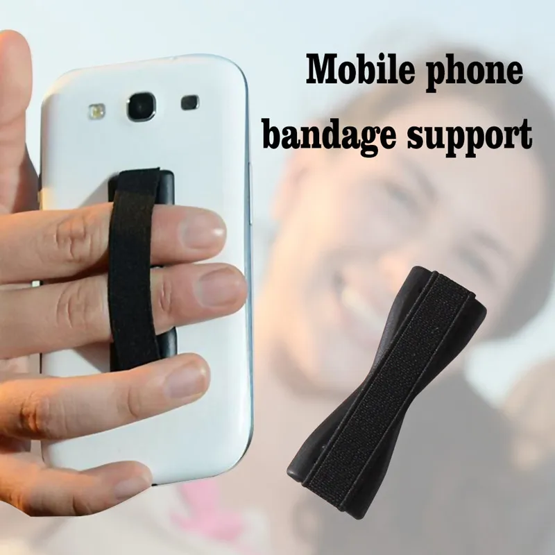 Anti Slip Elastic Band Strap Universal Phone Holder Stand For iPhone ...