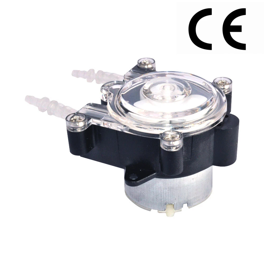 12V DC Peristaltic Dosing Pump Water Device Mini Fish Tank Motor 25 ...
