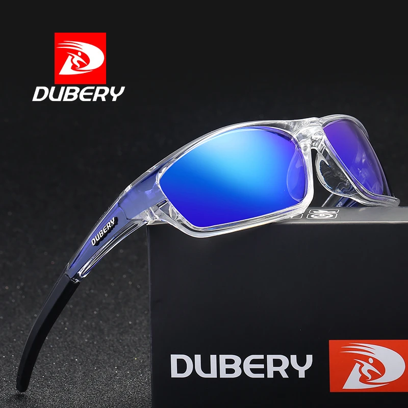 DUBERY Brand Design Men's Glasses Polarized Black Driver Sunglasses ...